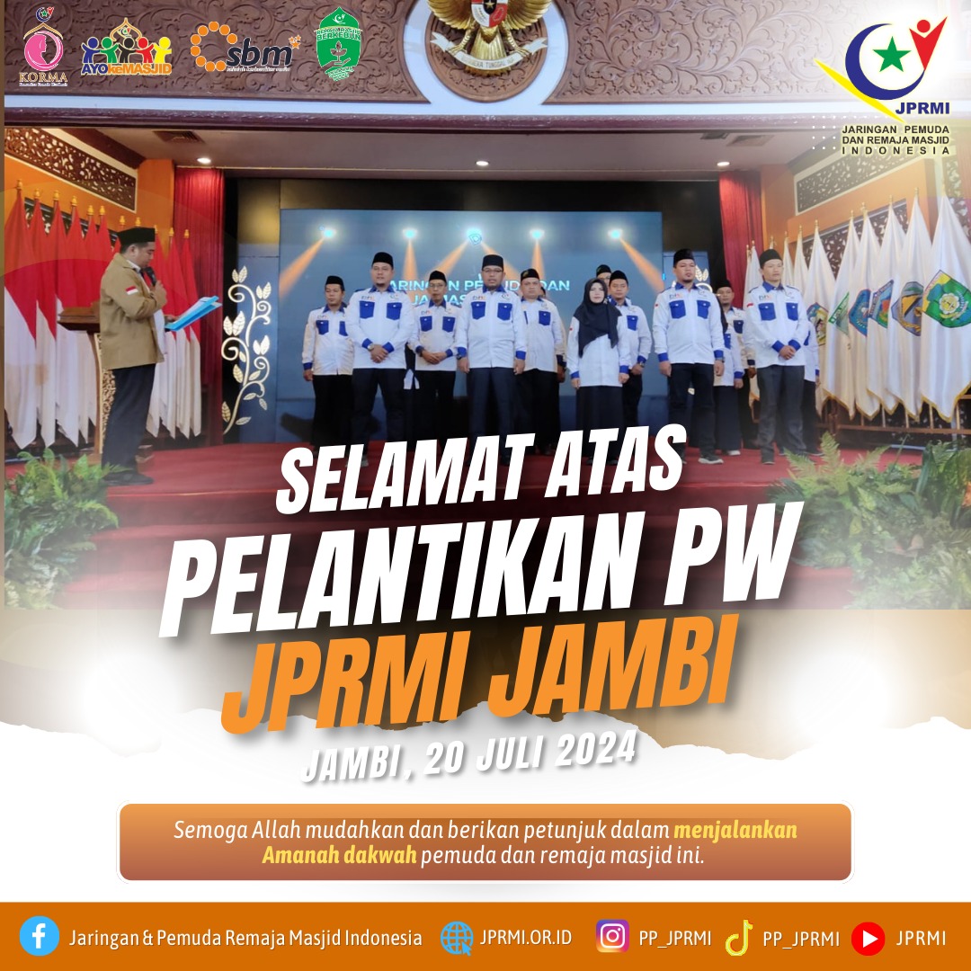 Pelantikan Pengurus Wilayah (PW) Jambi – Jaringan Pemuda dan Remaja ...
