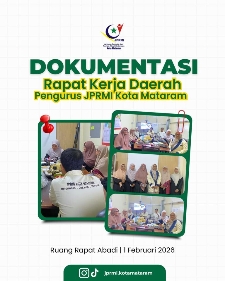 Rapat Kerja Daerah Pengurus JPRMI Kota Mataram – Jaringan Pemuda dan ...